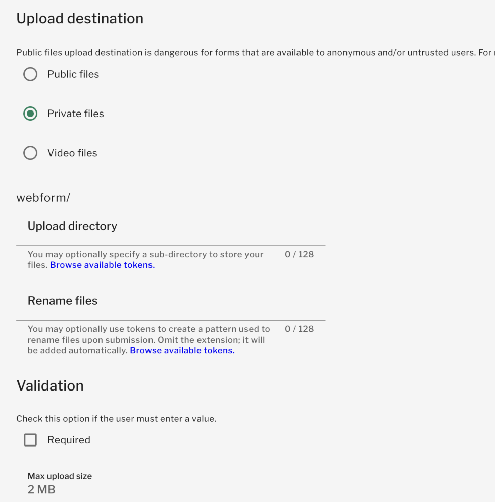 Webforms - Create, configure and style webforms - Invotra Developer