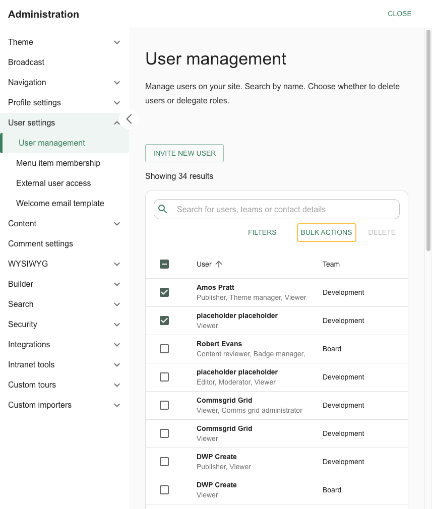 Centralised publishing - Invotra Developer